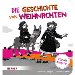 Die Geschichte von Weihnachten Kontrastbuch (Pappbilderbuch)