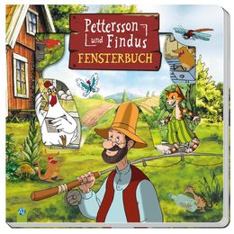 Tr&ouml;tsch Pettersson und Findus Fensterbuch