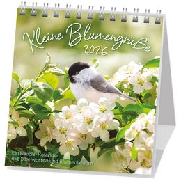 Aufstellkalender &raquo;Kleine Blumengr&uuml;&szlig;e 2026&laquo;