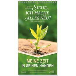 Wandkalender &raquo;Meine Zeit in seinen H&auml;nden 2026&laquo;