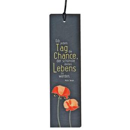 Schiefertafel &raquo;Gib jedem Tag die Chance&laquo;