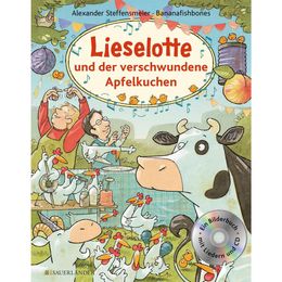 Lieselotte und der verschwundene Apfelkuchen. Buch mit CD