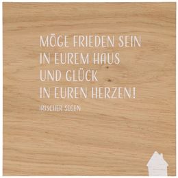 Holztafel aus Eiche - Haussegen (1 St&uuml;ck)
