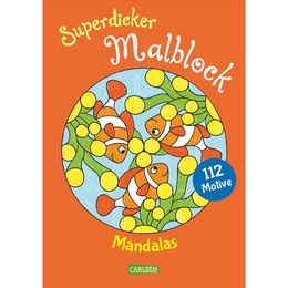 Carlsen Verlag Superdicker Malblock: Mandalas