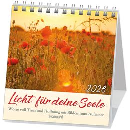 Aufstellkalender &raquo;Licht f&uuml;r deine Seele 2026&laquo;