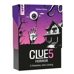 CLUE5 #Horror. 5 Hinweise, nur eine L&ouml;sung. Das Trend-Quiz f&uuml;r deine Tasche