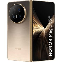 Honor Smartphone "Magic V5", Energieeffizienz: B, gold (dawn gold), 512 GB, Mobiltelefone, Smartphone