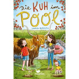 Die Kuh im Pool