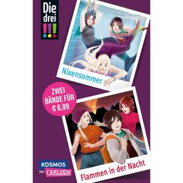Carlsen Verlag Die drei !!!: Doppelband - Enth&auml;lt die B&auml;nde: Nixensommer / Flammen in der Nacht