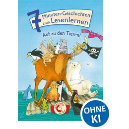 7-Minuten-Geschichten zum Lesenlernen - Auf zu den Tieren!