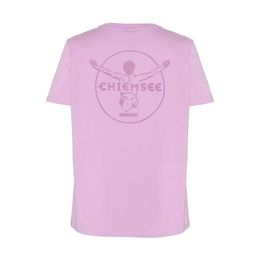 Chiemsee Damen T-Shirt, rosa, Gr. S, unifarben, 100% Baumwolle, Shirts, - mit gro&szlig;em Backprint