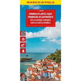 MARCO POLO Reisekarte Spanische Atlantikk&uuml;ste 1:300.000