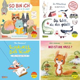 Carlsen Verlag Maxi-Pixi-4er-Set 122: Neue Bilderb&uuml;cher zum Mitmachen (4x1 Exemplar)