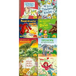 Carlsen Verlag Pixi-Box 279: Dinos und Drachen bei Pixi (8x8 Exemplare)