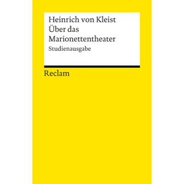 &Uuml;ber das Marionettentheater