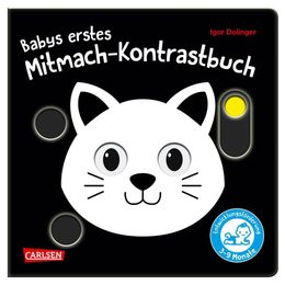 Carlsen Verlag Babys erstes Mitmach-Kontrastbuch