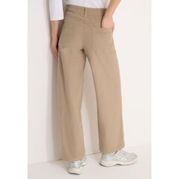 Cecil Damen Cordhosesilbery beige, Gr. 36, unifarben, Web, 98% Baumwolle, 2% Elasthan, Hosen, in Cord-Optik