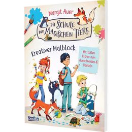 Carlsen Verlag Die Schule der magischen Tiere Besch&auml;ftigung: Kreativer Malblock
