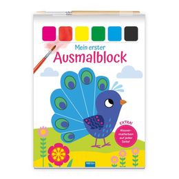 Tr&ouml;tsch Malbuch Mein erster Ausmalblock Pfau