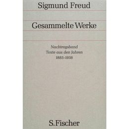 Nachtragsband: Texte aus den Jahren 1885 bis 1938