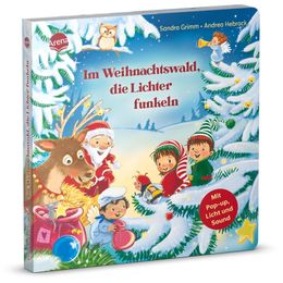 Im Weihnachtswald, die Lichter funkeln