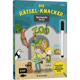 Die R&auml;tsel-Knacker - Spurensuche im Zoo (Buch mit abwischbarem Stift)