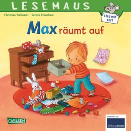 Carlsen Verlag LESEMAUS 119: Max r&auml;umt auf