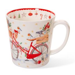 Porzellanbecher &raquo;Winterfahrrad&laquo;