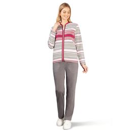 Damen-Hausanzug &raquo;Rosa Streifen&laquo;