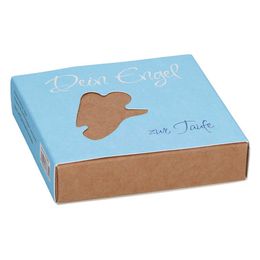 Geschenkset &raquo;Dein Engel zur Taufe&laquo; (hellblau)