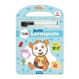 Tr&ouml;tsch Bobo Siebenschl&auml;fer Schreib und wisch weg Pappenbuch Erste Lernspiele