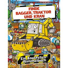 Riva Verlag Finde Bagger, Traktor und Kran