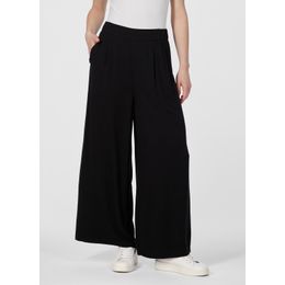Ragwear Damen Schlupfhose "LOGGAN", schwarz, Gr. L, unifarben, Web, Obermaterial: 100% Viskose, Hosen, reine Viskose und weites Bein f&uuml;r angenehmes