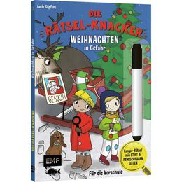 Die R&auml;tsel-Knacker - Weihnachten in Gefahr (Buch mit abwischbarem Stift)
