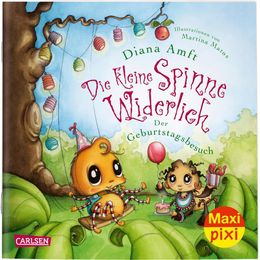 Carlsen Verlag Maxi Pixi 312: VE 5 Die kleine Spinne Widerlich: Der Geburtstagsbesuch (5 Exempl...