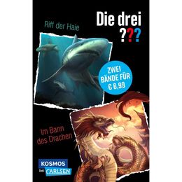 Carlsen Verlag Die drei ???: Doppelband - Enth&auml;lt die B&auml;nde: Die drei ??? und das Riff der Haie...