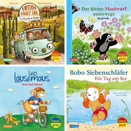 Carlsen Verlag Maxi-Pixi-Box 127: Drau&szlig;en unterwegs (4x5 Exemplare)