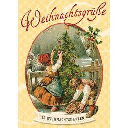 Weihnachtsgr&uuml;&szlig;e - Nostalgiepostkarten