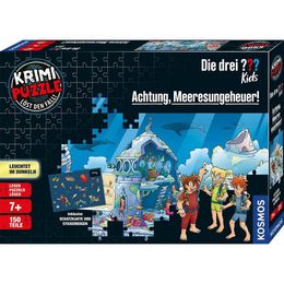 Franckh-Kosmos Krimi-Puzzle: Die drei ??? Kids 150 Teile - Achtung, Meeresungeheuer!