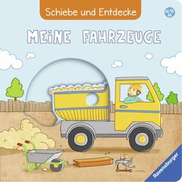 RAVENSBURGER VERLAG Schiebe und Entdecke: Meine Fahrzeuge
