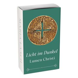 Bronzekreuz Licht im Dunkeln