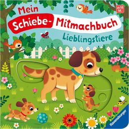 RAVENSBURGER VERLAG Mein Schiebe-Mitmachbuch - Lieblingstiere