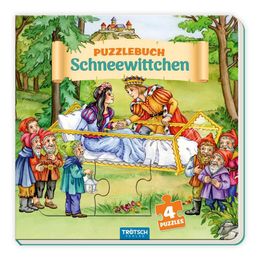 Tr&ouml;tsch Pappenbuch Puzzlebuch Schneewittchen