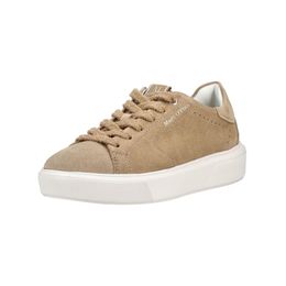 Marc O'Polo MARC O'POLO Damen Plateausneaker "Marc O'Polo Sneaker Veloursleder", Gr. 41, beige, Veloursleder, Schuhe