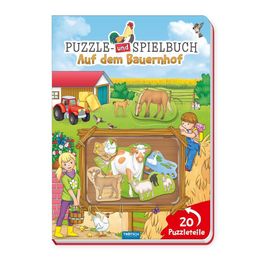Tr&ouml;tsch Puzzle- und Spielbuch Auf dem Bauernhof