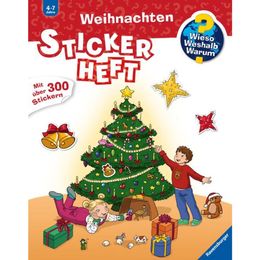 RAVENSBURGER VERLAG Wieso? Weshalb? Warum? Stickerheft: Weihnachten