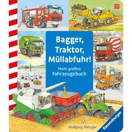 RAVENSBURGER VERLAG Bagger, Traktor, M&uuml;llabfuhr!