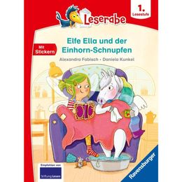 RAVENSBURGER VERLAG Elfe Ella und der Einhorn-Schnupfen - Leserabe ab 1. Klasse - Erstlesebuch f&uuml;r K...