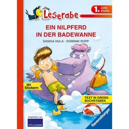 RAVENSBURGER VERLAG EIN NILPFERD IN DER BADEWANNE - Leserabe 1. Klasse - Erstlesebuch f&uuml;r Kinder ab ...
