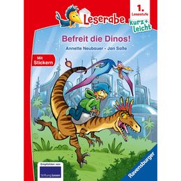 RAVENSBURGER VERLAG Leserabe 1. Lesestufe Kurz und leicht - Befreit die Dinos!